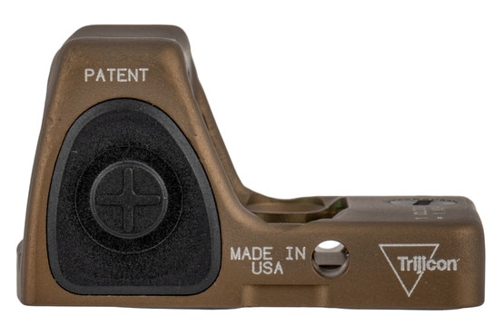 Trijicon RMR Type 2 HRS Adjustable LED Reflex Sight - 3.25 MOA Dot - Hard Anodized Coyote Brown